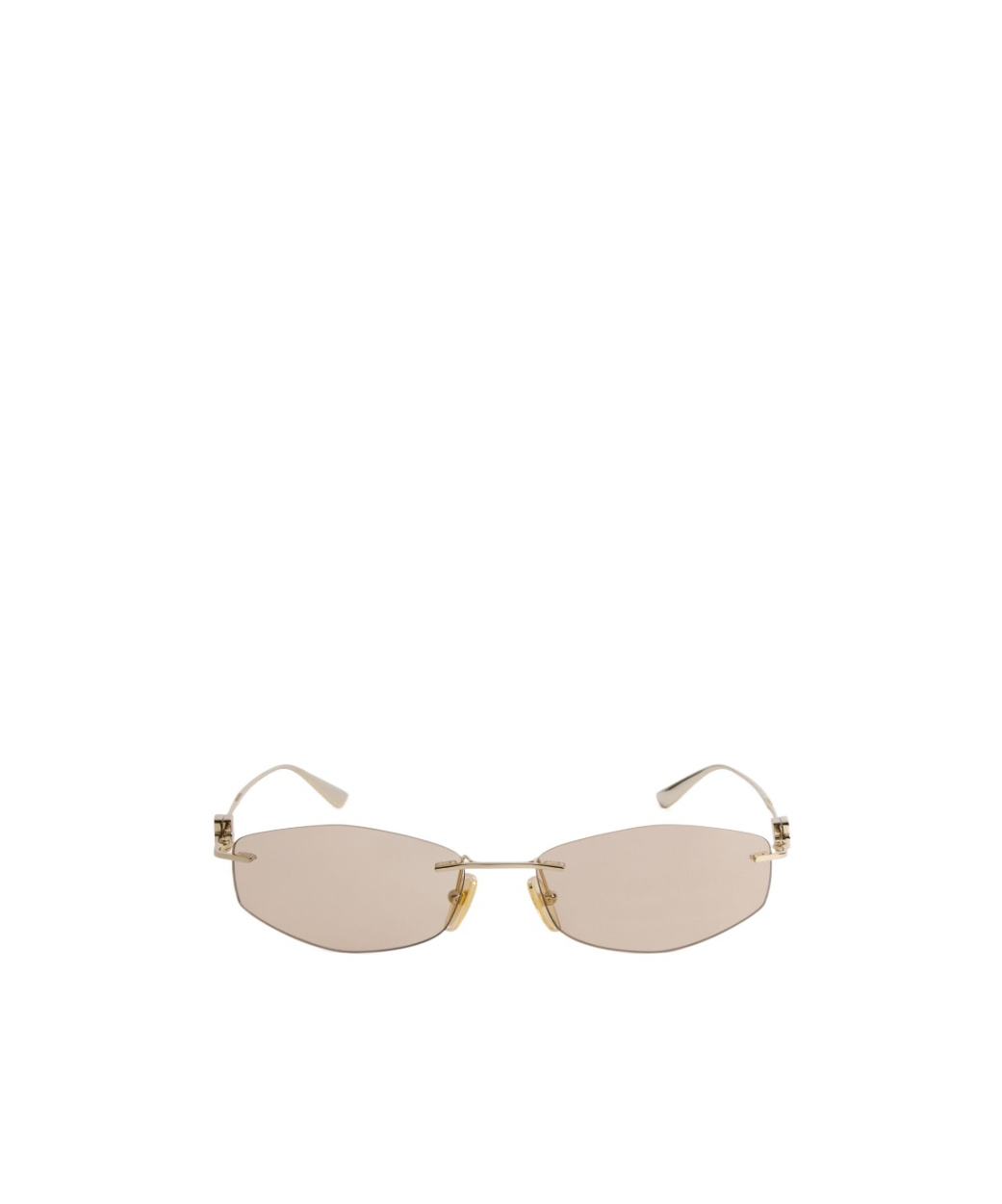BALENCIAGA Balenciaga Nano D-Frame Rimless Sunglasses